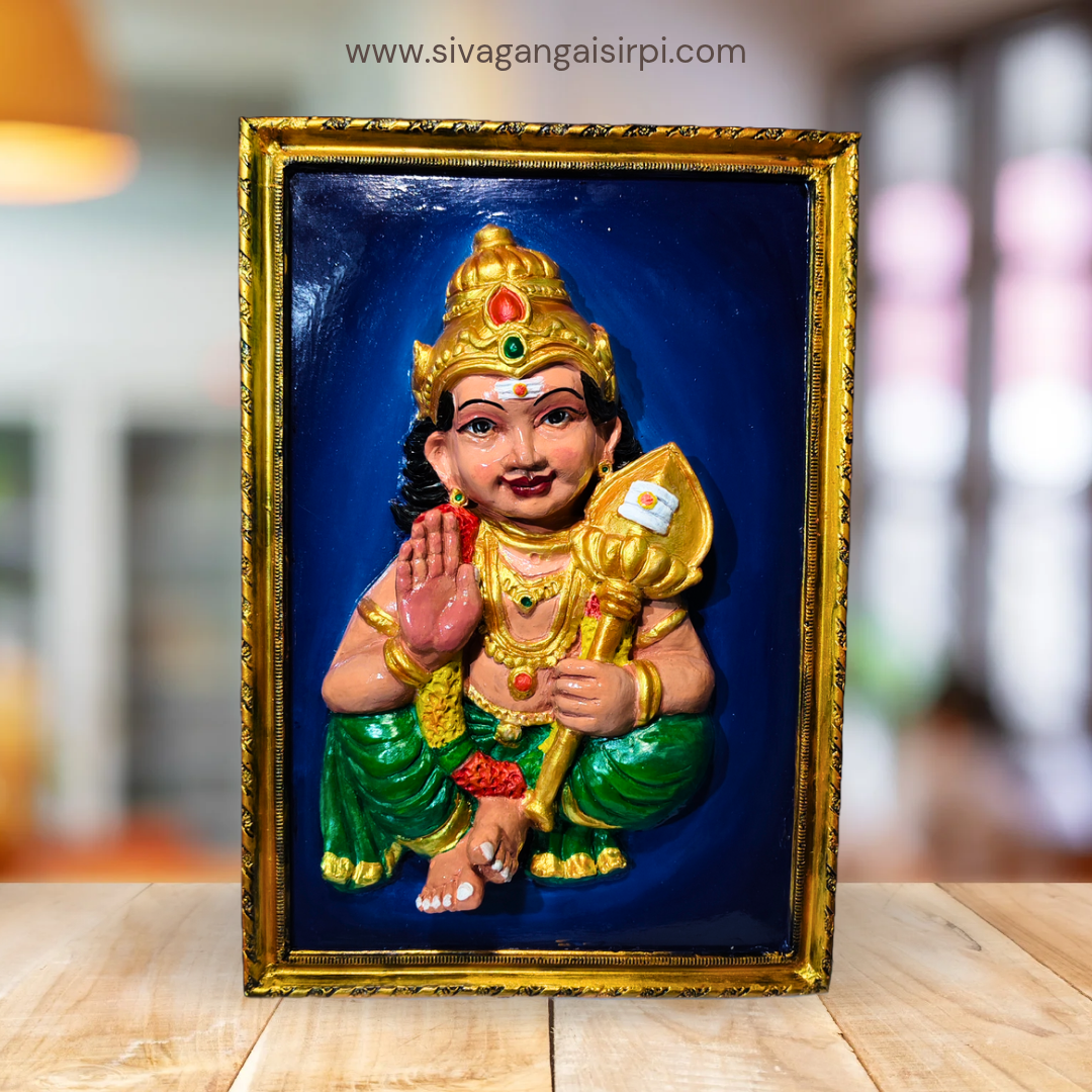 Bala Murugan Wall Frame – 3D – sivagangaisirpi
